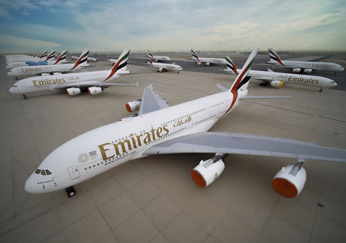 Emirates y el increíble trabajo en el cuidado de su flota en Dubai