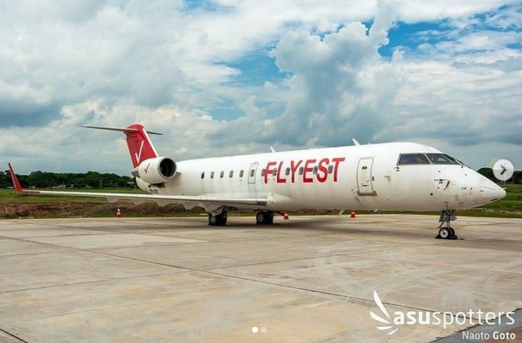 El nuevo hogar de uno de los aviones que voló para Flyest