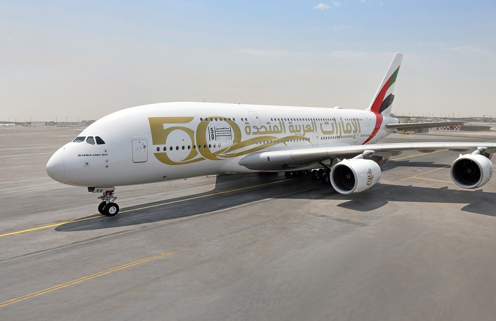 El diseño especial de Emirates por los 50 años de los Emiratos Árabes ...