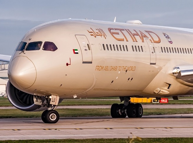Etihad Airways programado para llegar a Ezeiza en las proximas horas