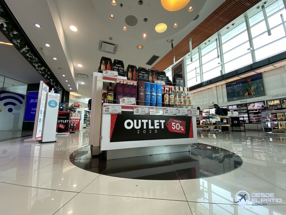 Los precios de los Free Shop para vuelos de cabotaje en Ezeiza