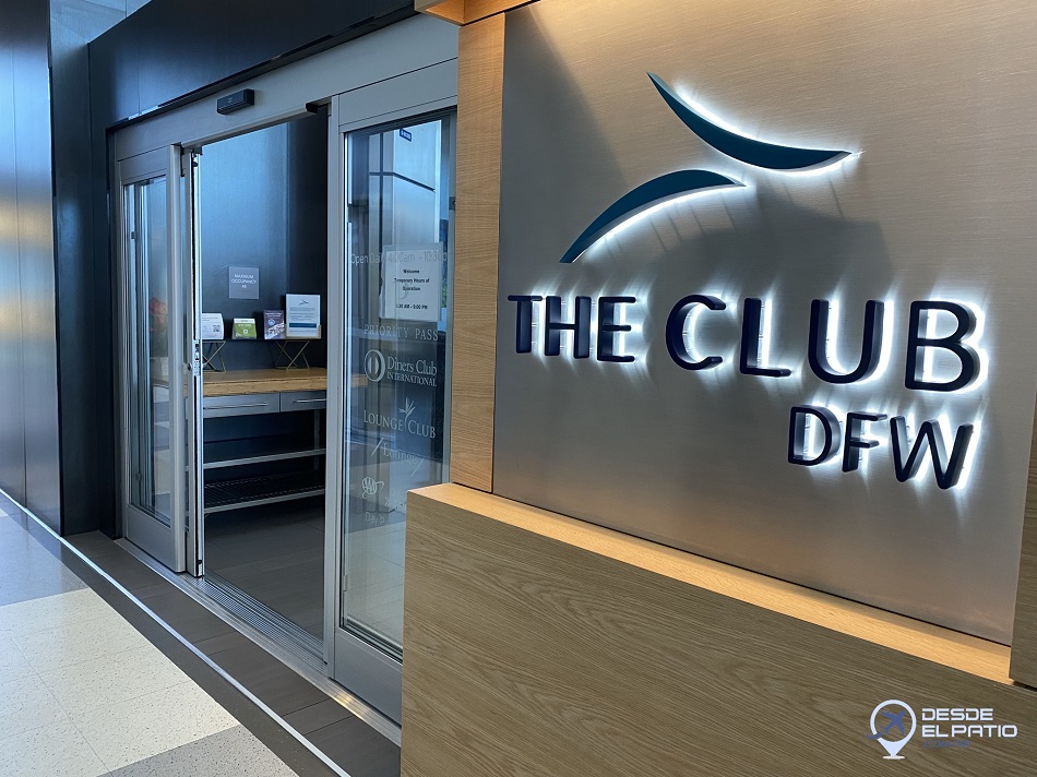 Conociendo el Salón VIP The Club en el Aeropuerto de Dallas