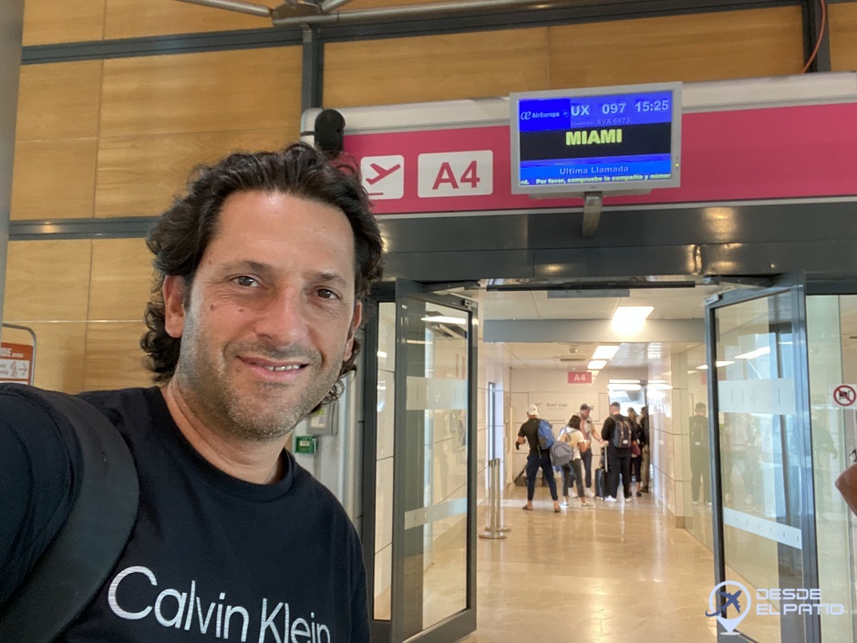 Desde Barajas Madrid volviendo a casa, con Air Europa rumbo a Miami y ...