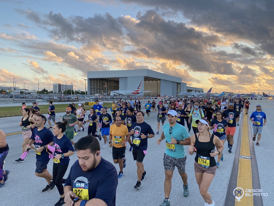 MIA Runway 5K en el Aeropuerto Internacional de Miami