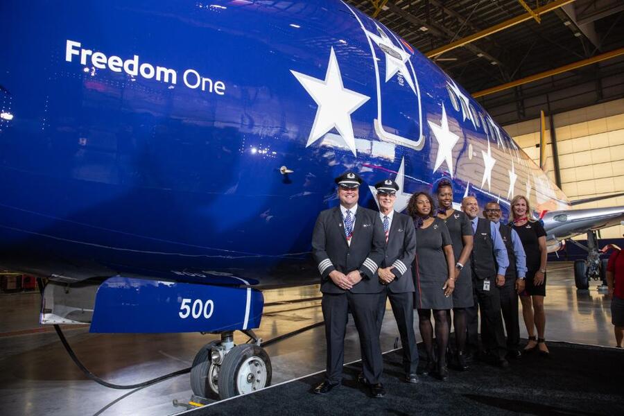 Freedom One, el nuevo avión de Southwest Airlines