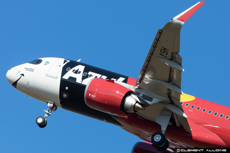 Azul y el nuevo A320neo con diseño Mickey Mouse - Walt Disney World