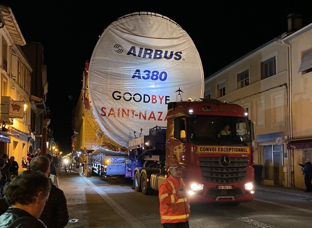 Emirates recibió el último de los Airbus A380 de la historia