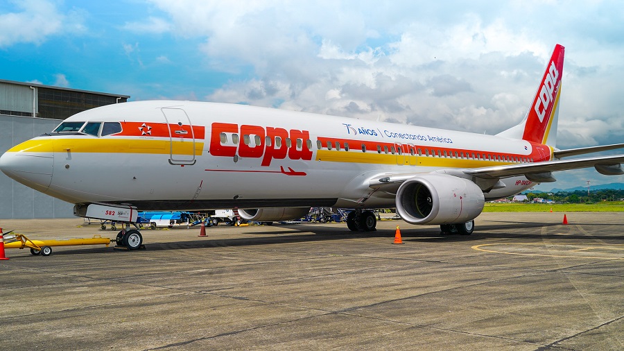 El nuevo avión retro de Copa Airlines