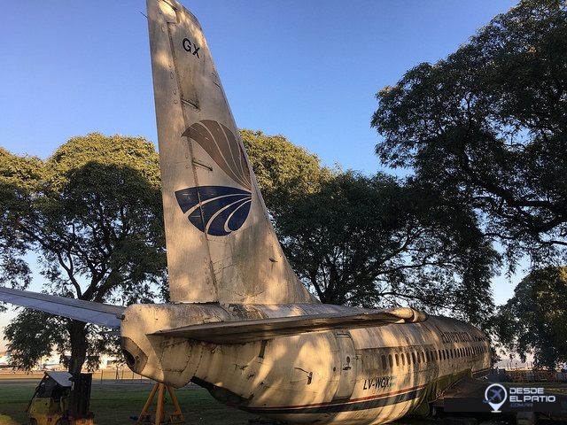El pequeño cementerio de aviones de Aeroparque