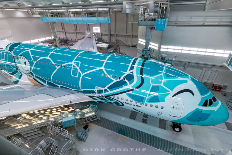 Las primeras imágenes del segundo Airbus A380 de All Nippon Airways (ANA)