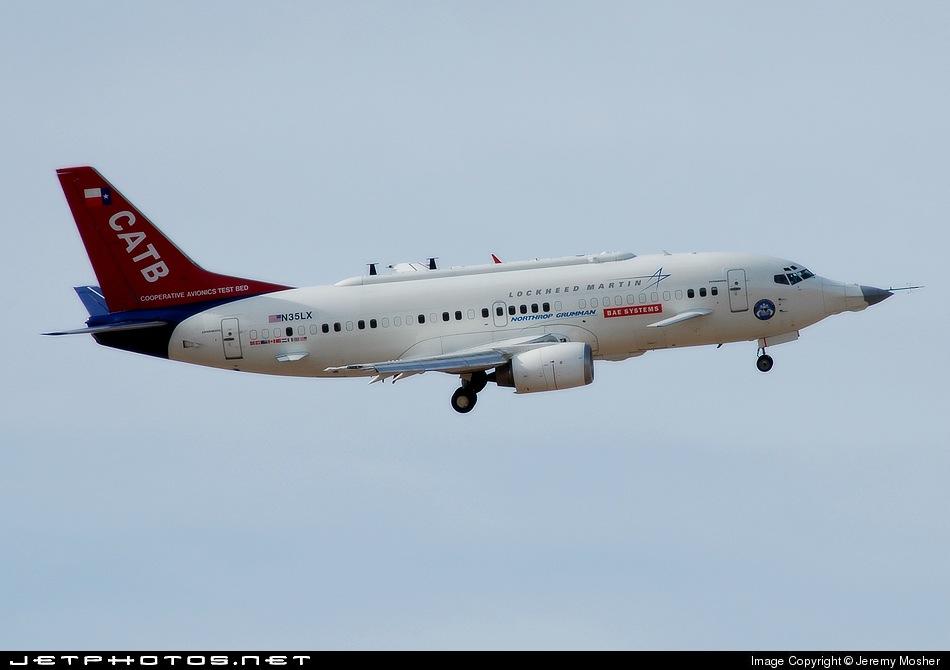 La historia de CATBird, el Boeing 737 modificado de Lockheed Martin